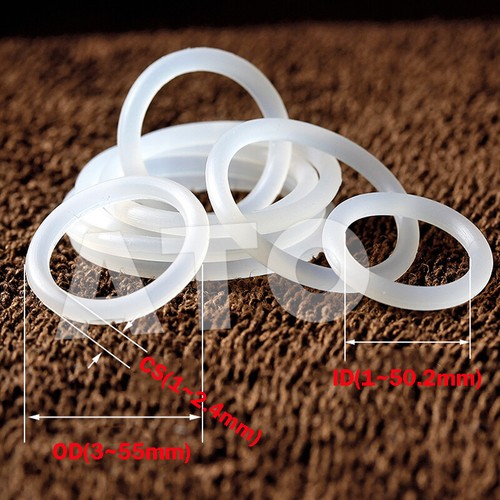 Clear Food Grade Silicone O Rings Rubber Set o Ring Silicone Seal Kit ...