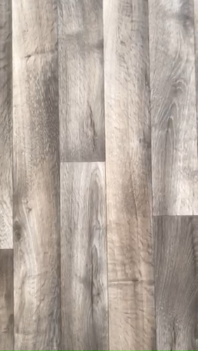 Vinyl Flooring Remnant 1.50m x 2m Brown Wood Plank Anti Slip End of ...