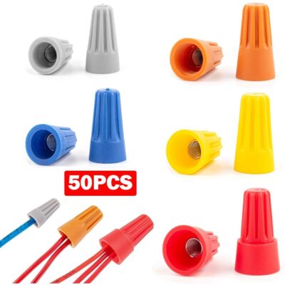 Nylon Wire Connectors Nuts Insulated Twist Caps Nuts Wire Caps ...