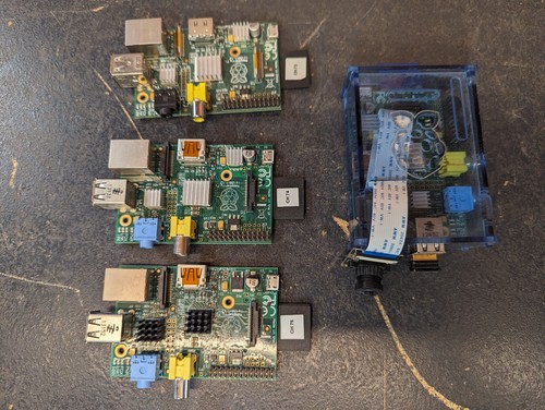 Raspberry Pi (C)2011.12 Model 1B LOT Camera and Case | eBay