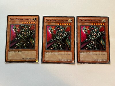 3 Chaos Command Magician - SD6-EN008 3 x3 Yugioh Yu Gi Oh! Playset ...