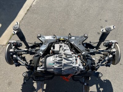 Tesla Model 3 Rear Drive Unit Motor Subframe Suspension Complete ...