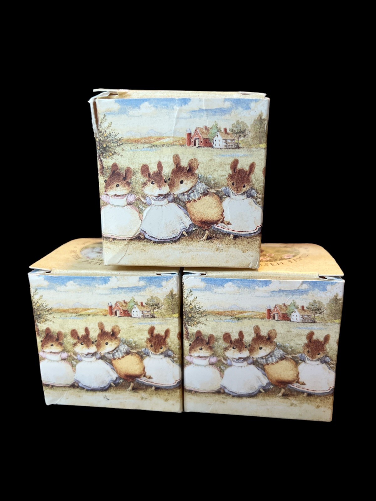 3 Wee Forest Folk Cardboard Boxes 1993 empty box lot ..Petersen.. | eBay