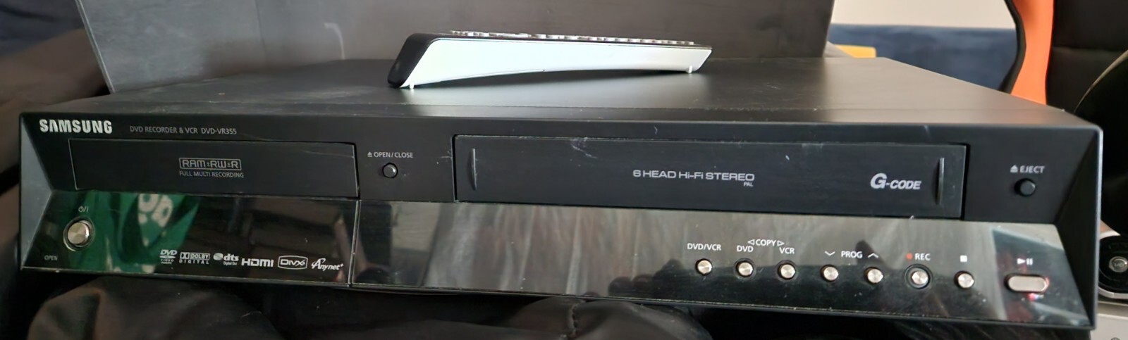 Samsung DVD-VR355 | VHS / DVD Combo Recorder(Used: Working AOK)-[HDMI ...