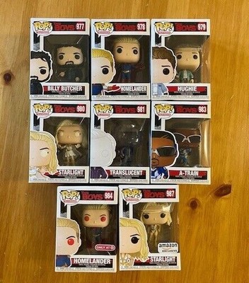 The Boys Funko Pop Lot - HOMELANDER Butcher STARLIGHT Hughie ATRAIN ...