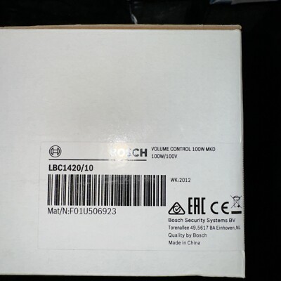 BOSCH LBC1420/10 VOLUME CONTROL | eBay