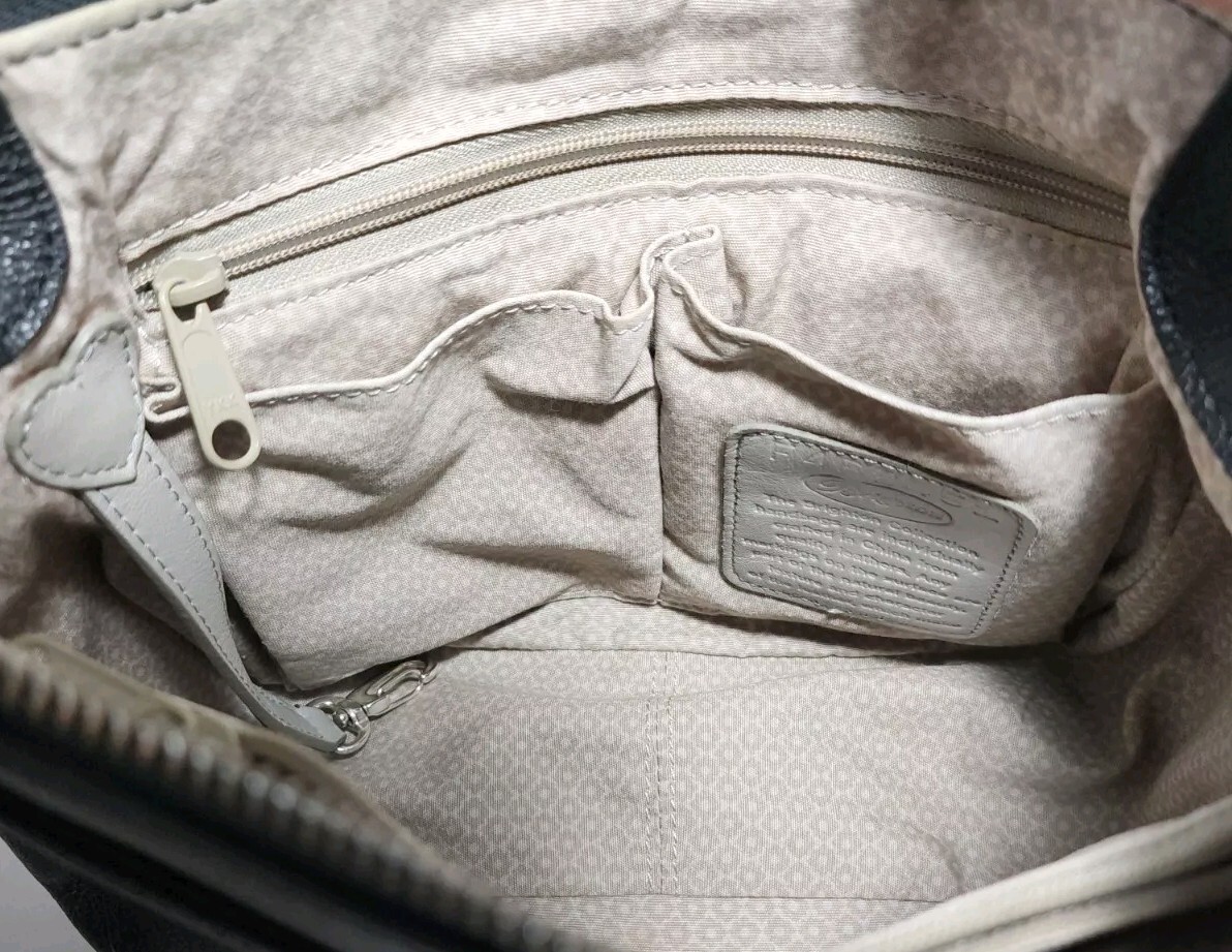 BRIGHTON YOUR BAG BLAKE BLACK ORGANIZER SHOULDER BAG HANDBAG PURSE ...