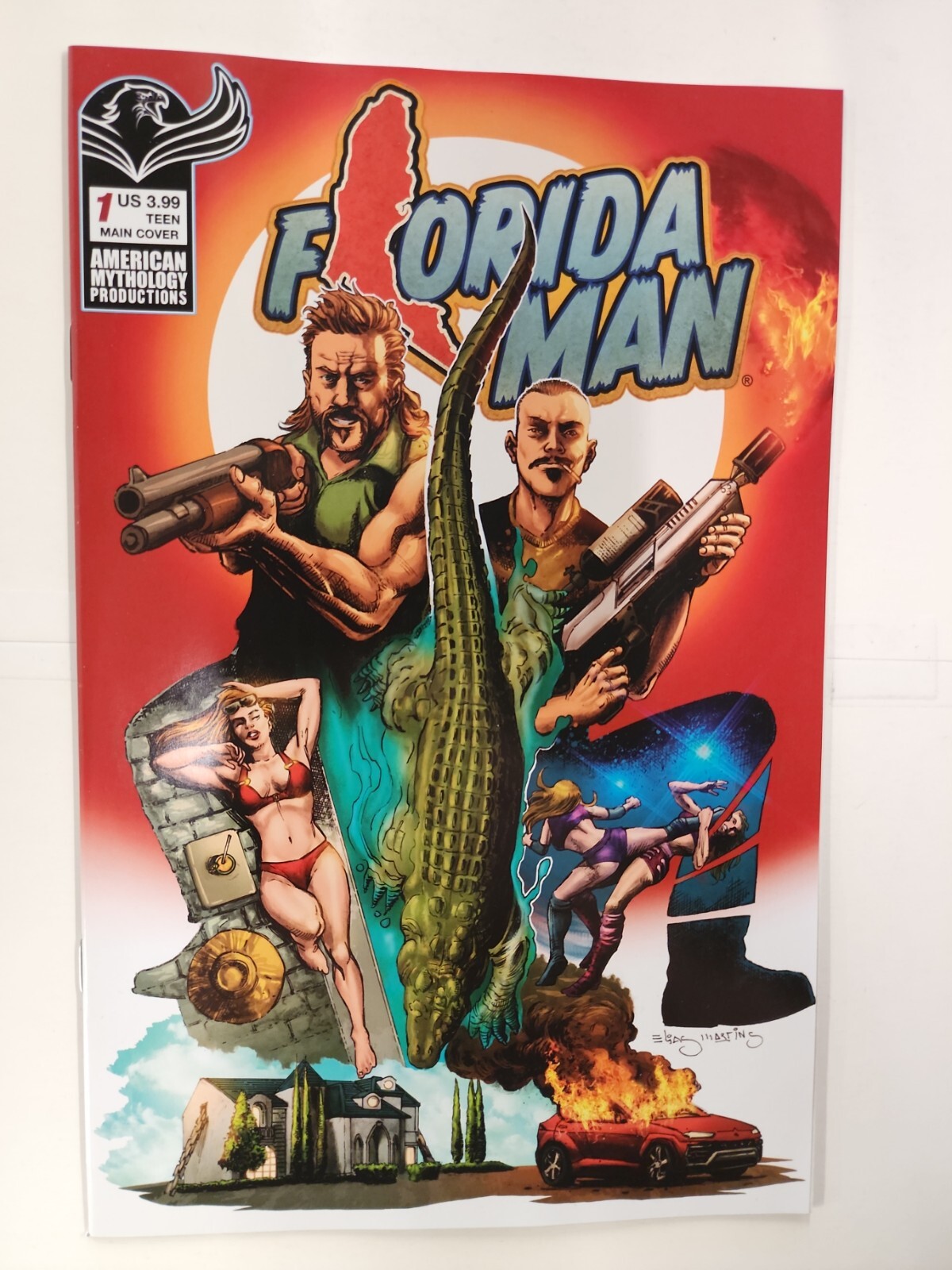 Florida Man #2 NM- American Mythology Comic Book Misprint Error Cover ...
