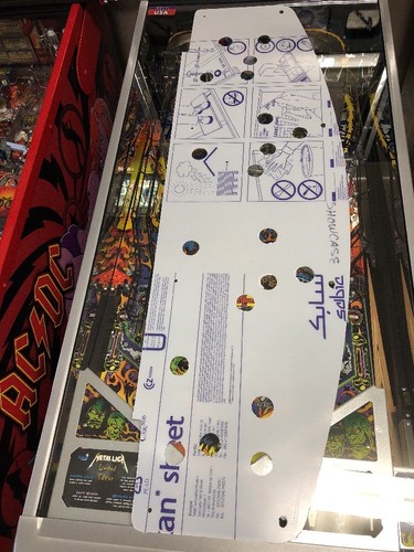 Atari Gauntlet Dark Legends Showcase Arcade Drilled Lexan Control Panel ...