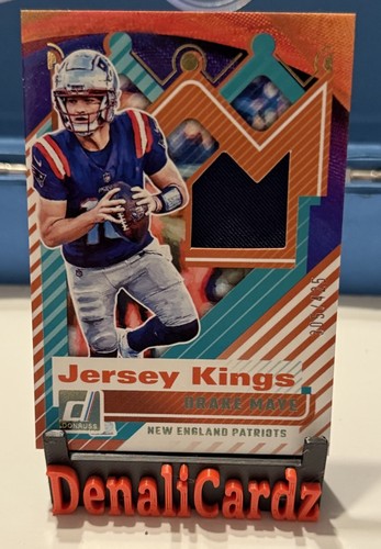 2025 Panini Donruss Drake Maye Jersey Kings Patch /425 COLOR PATCH ...