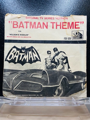 Batman Theme / Nelson's Riddler 20TH FOX 7" Single 45 Record Original ...