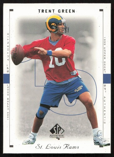 1999 SP Authentic Trent Green St. Louis Rams #71 *B* | eBay