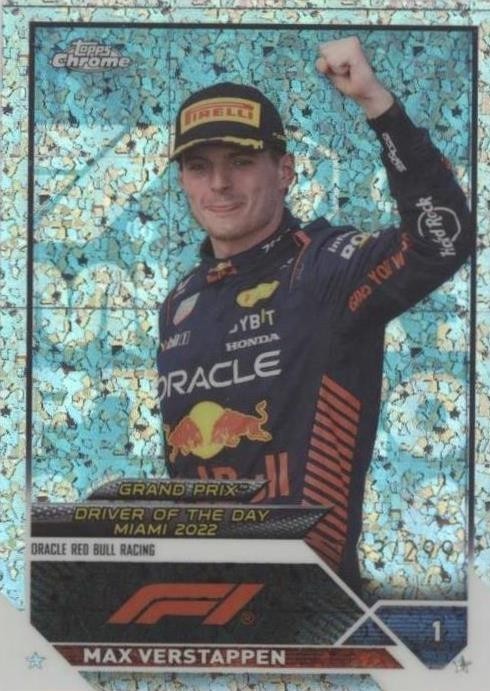 2023 Topps Chrome Formula 1 - Grand Prix Driver of the Day Max ...