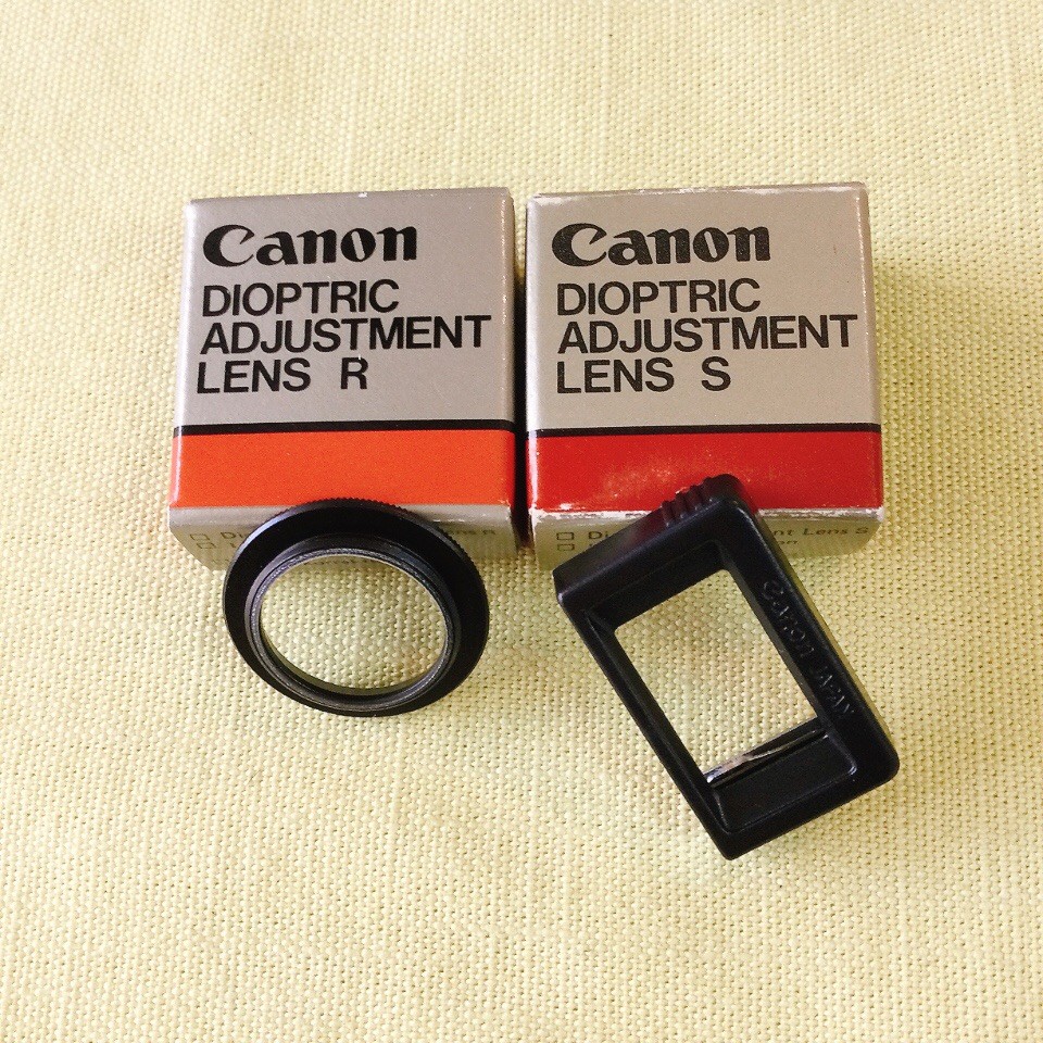 【PrivateOrder】Canon -2.0 Dioptric Adjustment Lens R for F1 ＆S for AE-1 ...