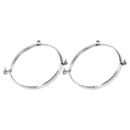 2Pcs 7-7/8" (200mm) Adjustable Pipe Bracket Clamps (M10) | eBay Australia