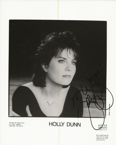 Holly Dunn country singer REAL hand SIGNED 8x10" Promo Photo COA ...