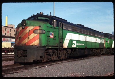 Original Rail Slide - BN Burlington Northern 9910 Chicago IL 1-30-1993 ...