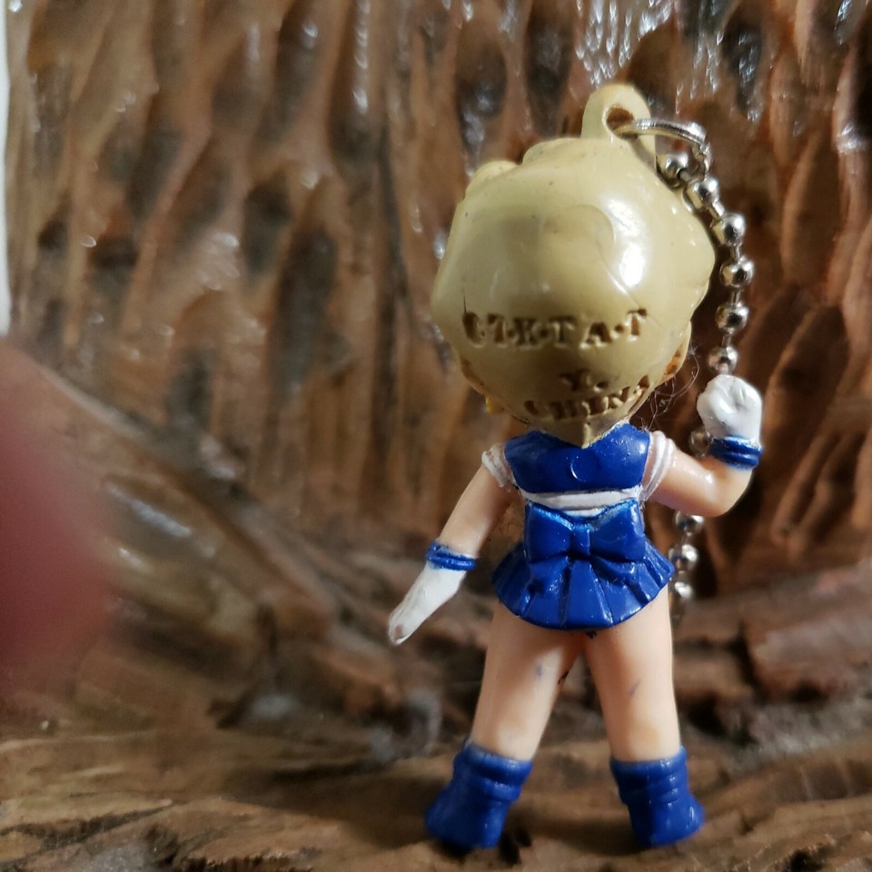 SAILOR URANUS MOON STAR FIGHTER FIGURAL KEYCHAIN 1990s TKAT 2-1/8 ...
