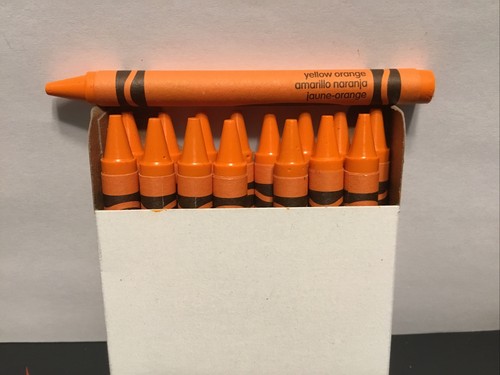 (16) Crayola Crayons (yellow orange) BULK | eBay
