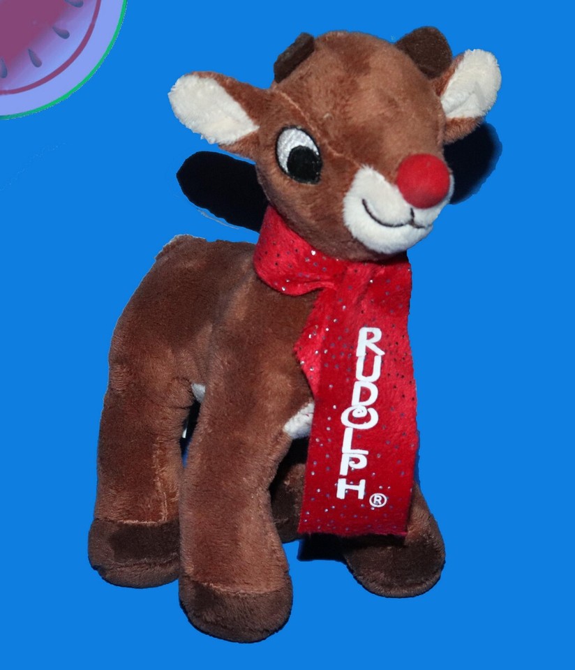 Pair 2 Plush RUDOLPH THE RED NOSE REINDEER / COACH COMET Island of ...