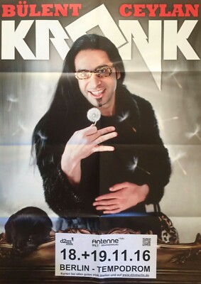 BÜLENT CEYLAN 2 BERLIN 2016 - orig. Concert Poster - Konzert Plakat- A1 ...