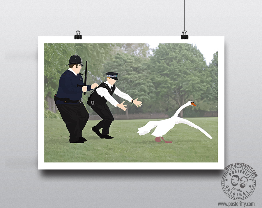 Hot Fuzz Minimalist Poster