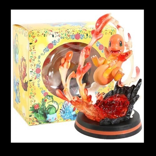 Pvc Fire Lizard Figure 13 Cm pouch monster | eBay