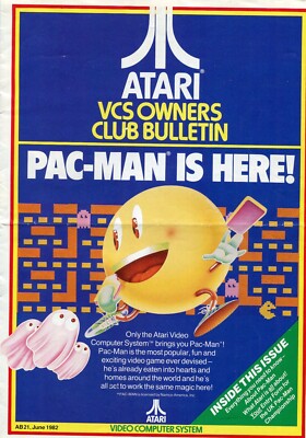 Atari Video Game Owners Club Bulletin Magazine UK #21 June 1982 Pac Man ...