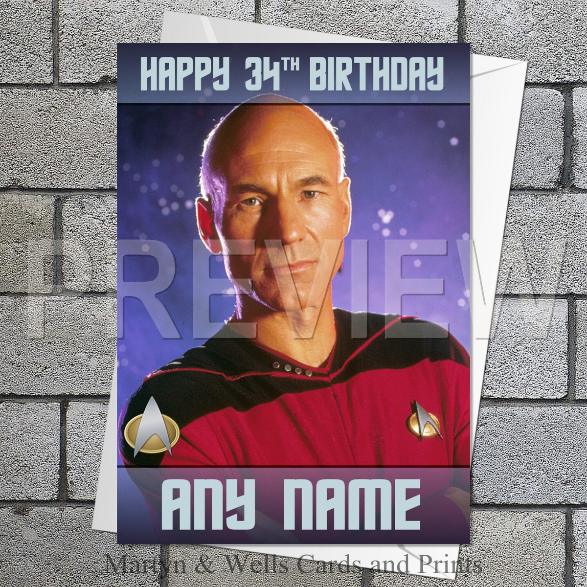 Star Trek Birthday Greetings 1) Birthday AI Generated Card Star Trek