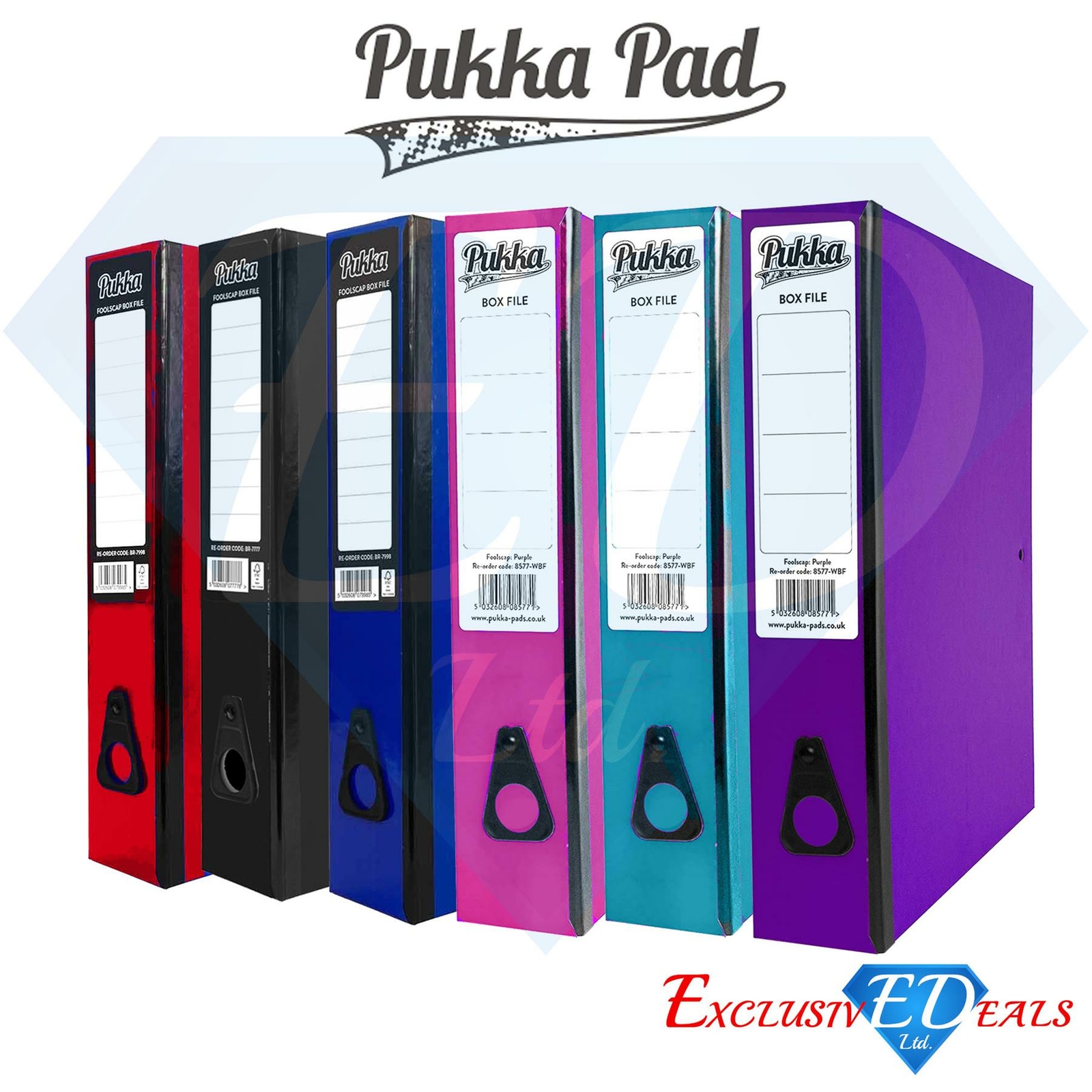 5 x STRONG Pukka A4 Foolscap Box Files Secure Document Storage With ...