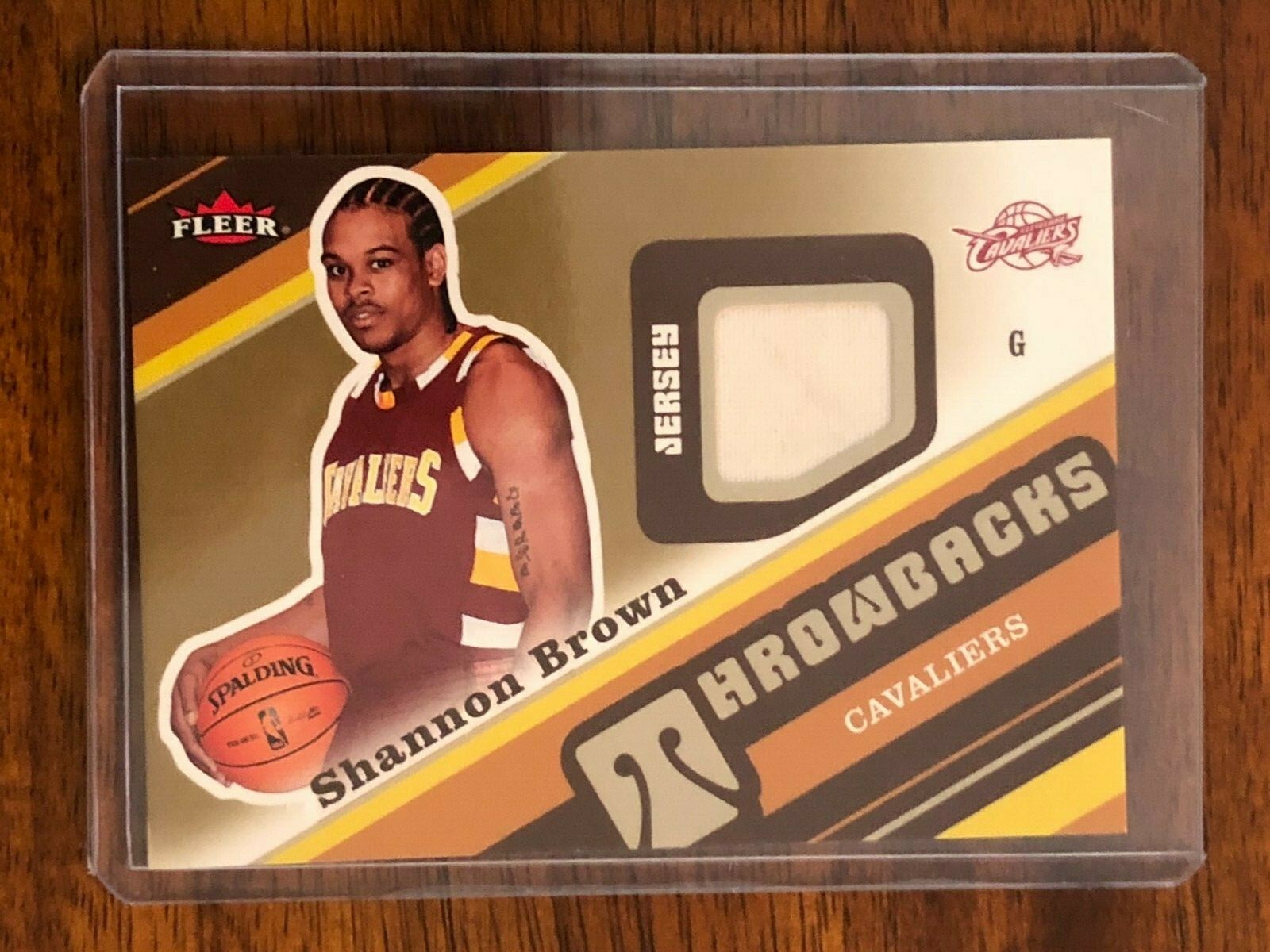 2006-07 Fleer Throwbacks Shannon Brown Rookie Jersey T-SB | eBay
