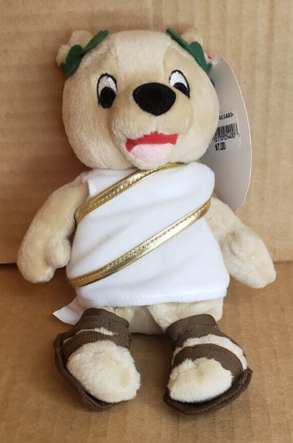 Vintage 2010 Caesars Palace Toga Teddy Bear 8" Plush Tourist Souvenir ...