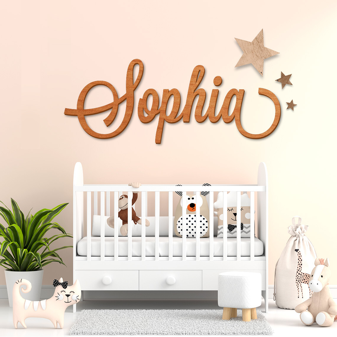 Wooden Wall Letters For Nursery