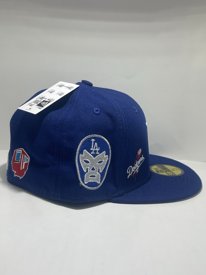 New Era Los Ángeles Dodgers Iconic México Logos 59 Fifty Fitted Size 7 ...
