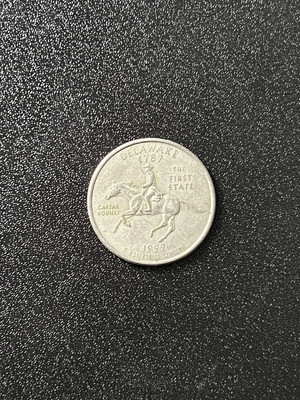 1787 1999 “D” Delaware *FIRST STATE QUARTER DOLLAR* Coin W/ Caesar ...