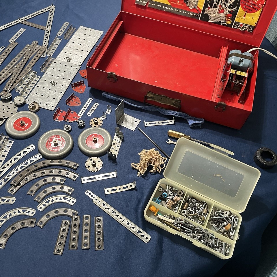VTG 1948 ERECTOR SET No. 6 1 /2 All Electric by A.C. Gilbert Motor ...