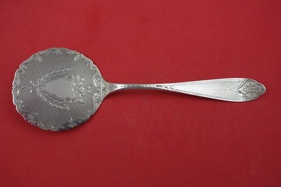 Coin Silver by Various Makers Buckwheat Server Bright Cut Engine Turned ...