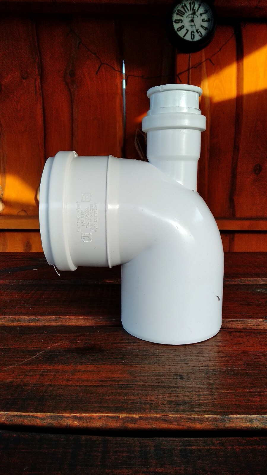 110mm Soil Pipe Elbow 90° Top 50 mm Inlet and Plug WC Toilet Waste ...