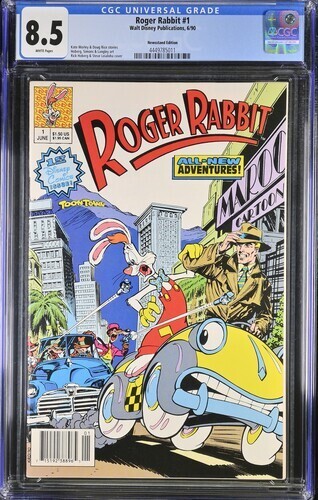 🔑🔥🔥🔥 Roger Rabbit #1 CGC 8.5 Disney!! Newsstand RARE SCARCE!! 785011 | eBay