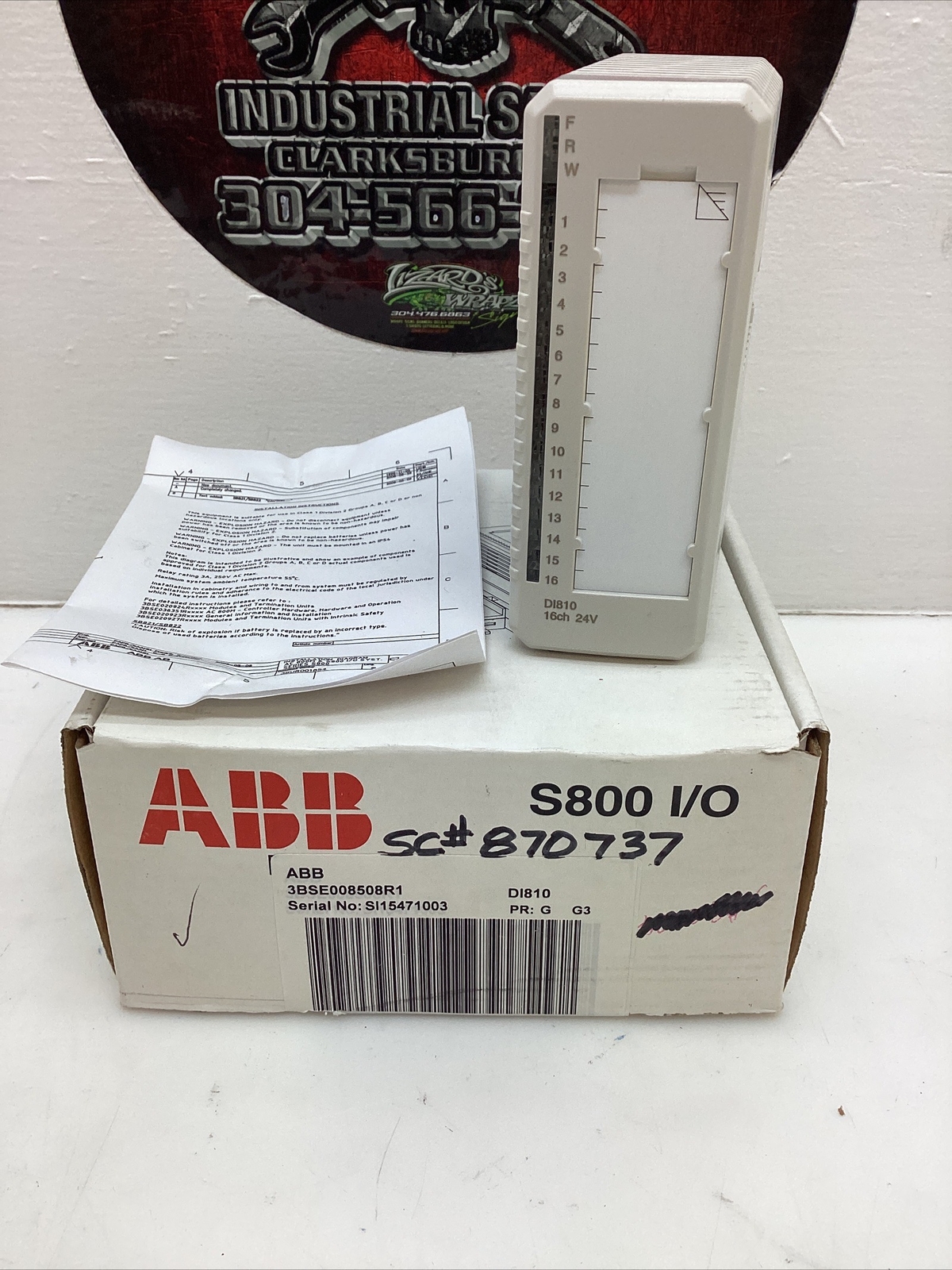 ABB DI810 Digital Input 3BSE008508R1 S800 I/O NIB | eBay
