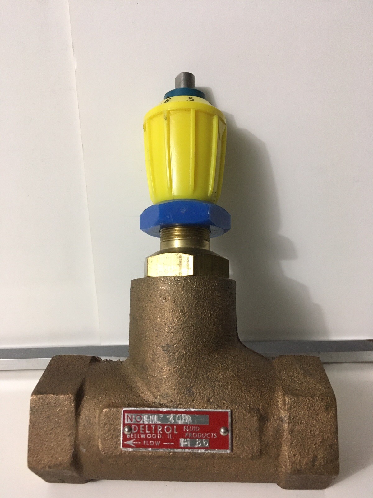 EF40B Deltrol Fluid Products Brass Flow Control Valve 10120-58 1012058 ...