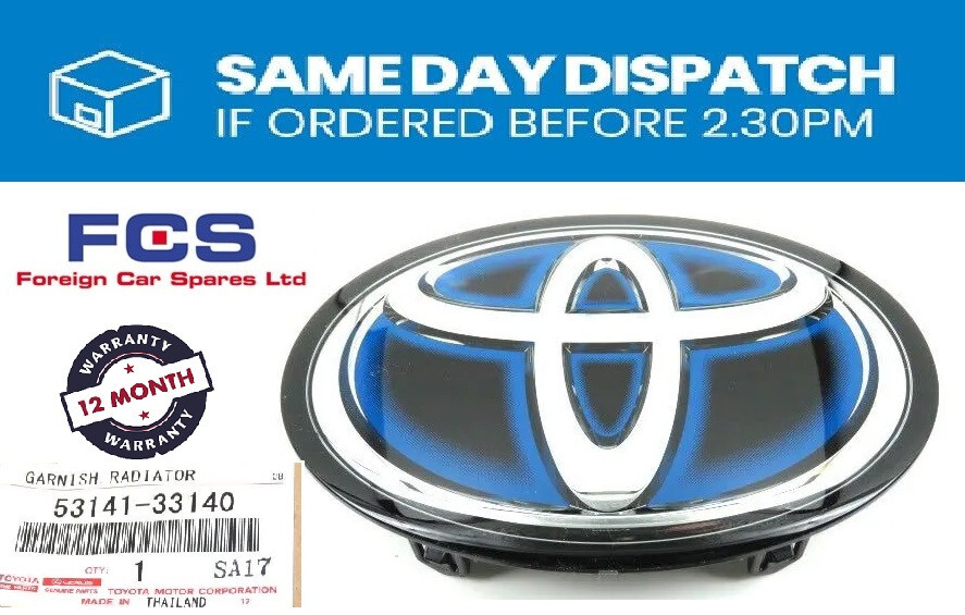 *NEW GENUINE TOYOTA PRIUS CAMRY RAV4 HYBRID GARNISH RADAR BADGE LOGO ...