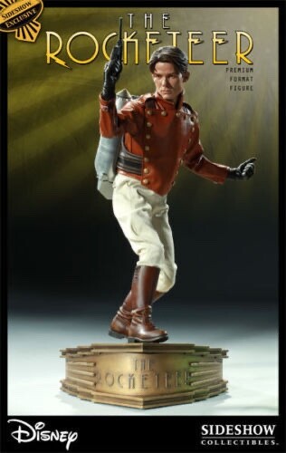 The ROCKETEER Sideshow Premium Format EXCLUSIVE 1/4 Statue Disney with ...