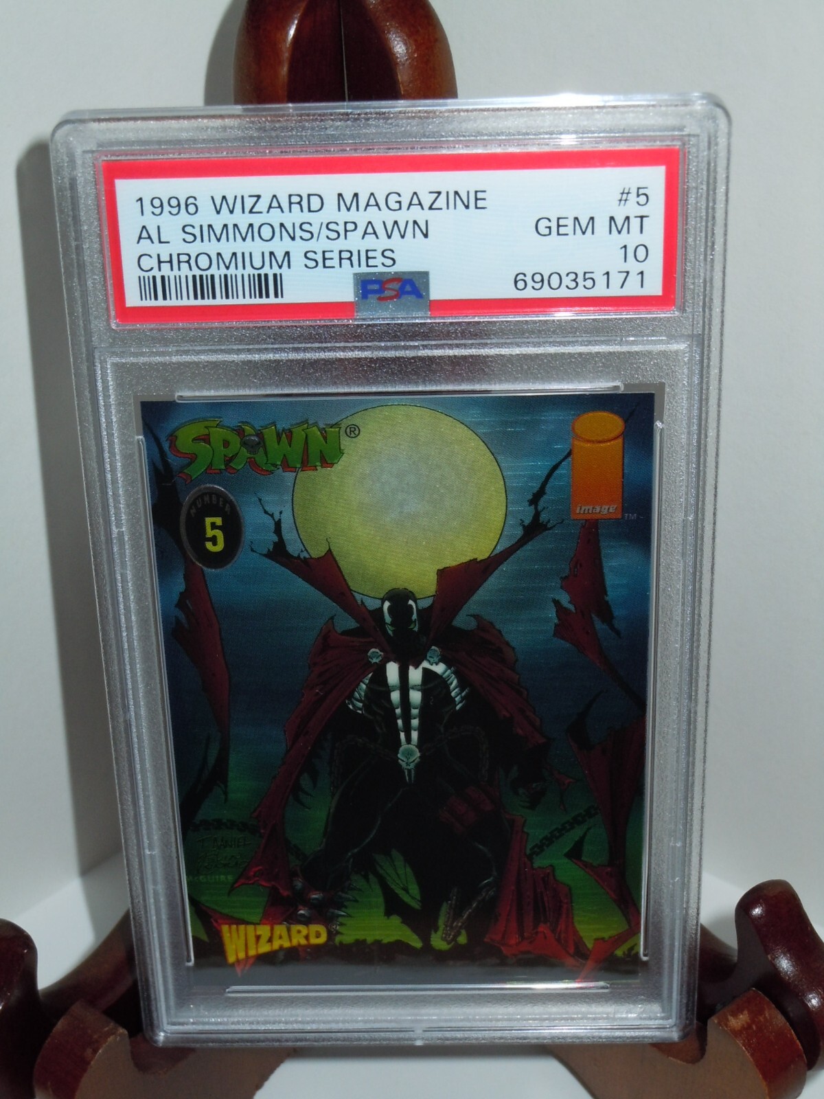 PSA 10 Wizard Magazine Chromium #5 Al Simmons/Spawn 1996 GEM MINT🔆LOW POP | eBay