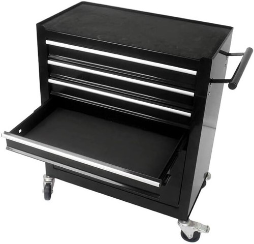 4-Drawer Rolling Tool Chest Tool Box w/Wheels Multifunctional Tool Cart ...
