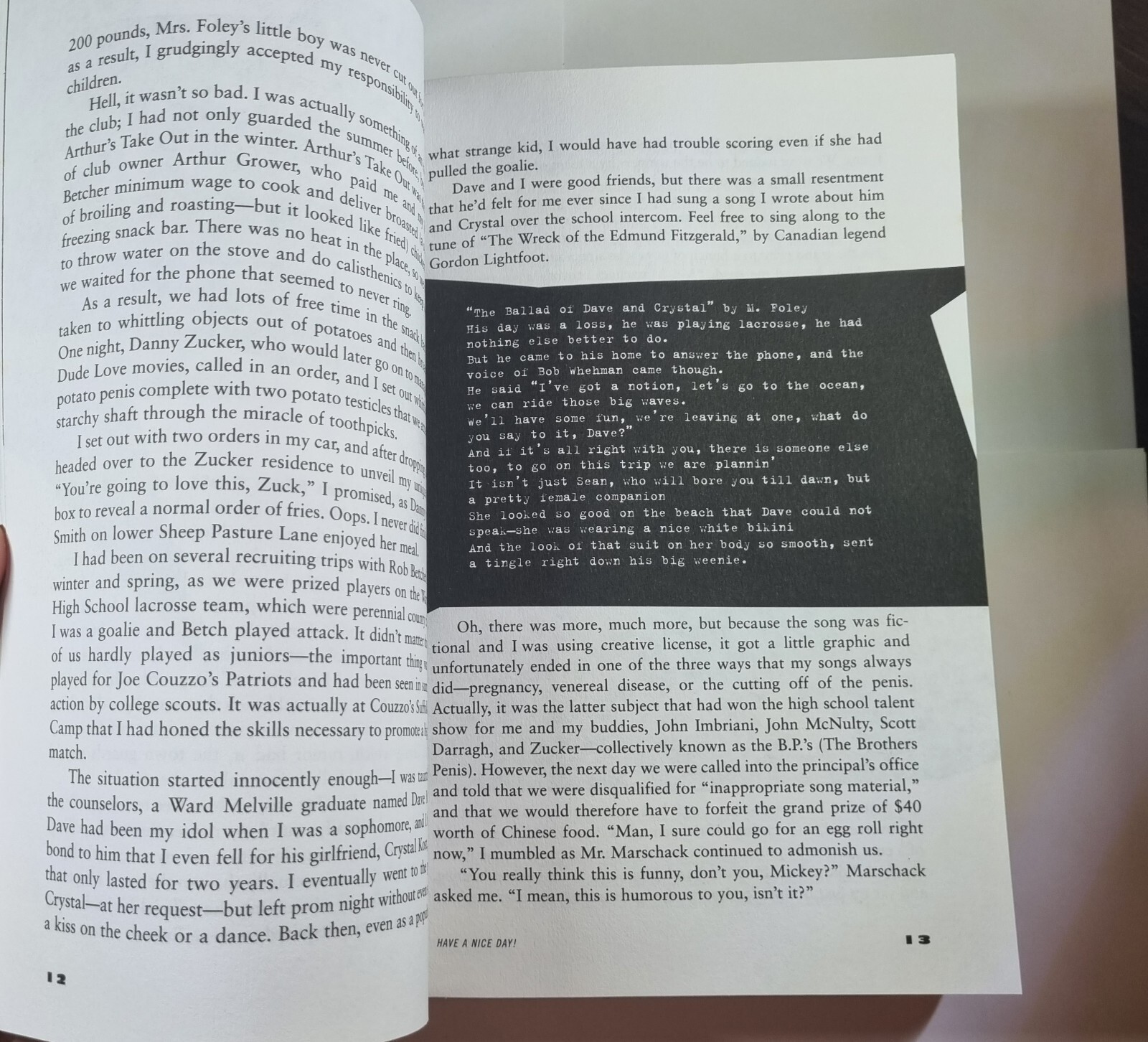 Signed Mick Foley- Mankind: Have a Nice Day: A Tale of Blood and ...