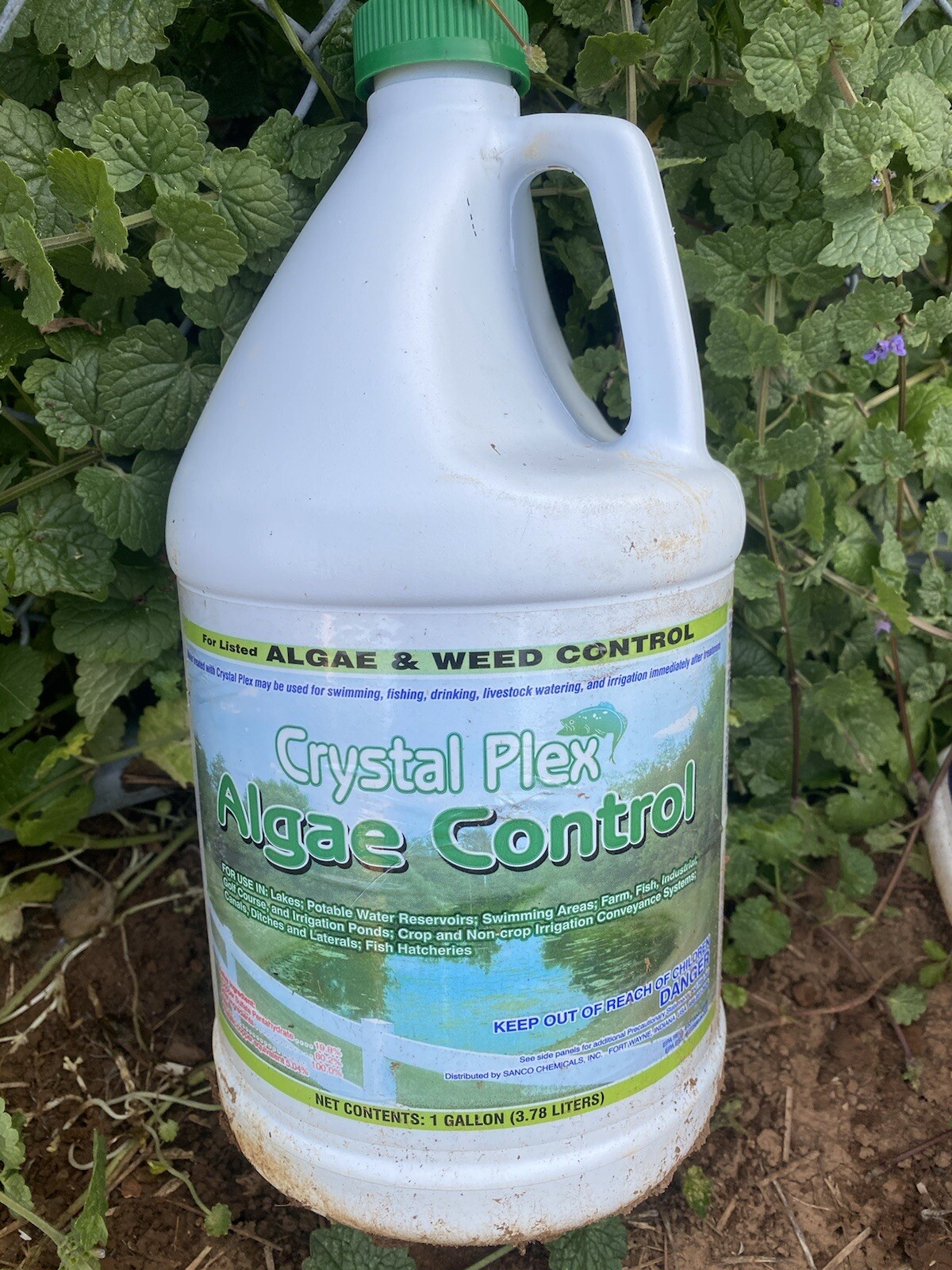 Crystal Plex Liquid Copper Sulfate Algae Control - 1 Gallon Pond Water Treatment | eBay