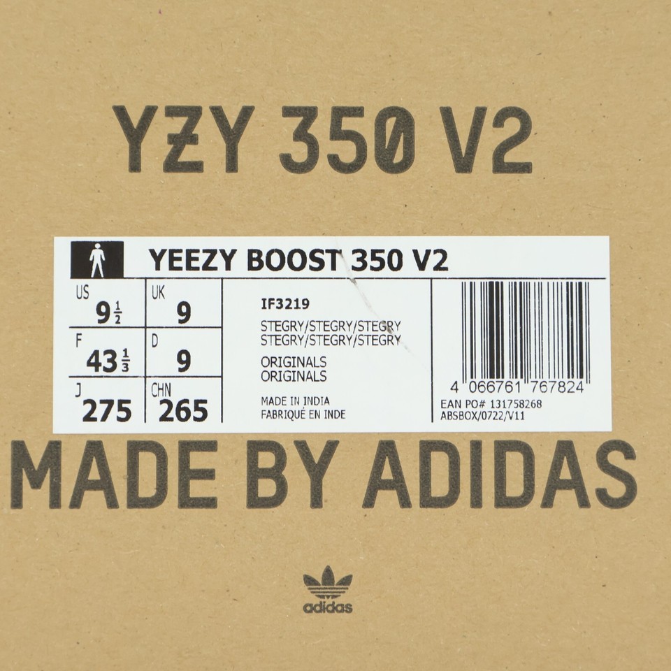 IF3219 adidas YEEZY Boost 350 V2 Steel Grey (Men's) | eBay