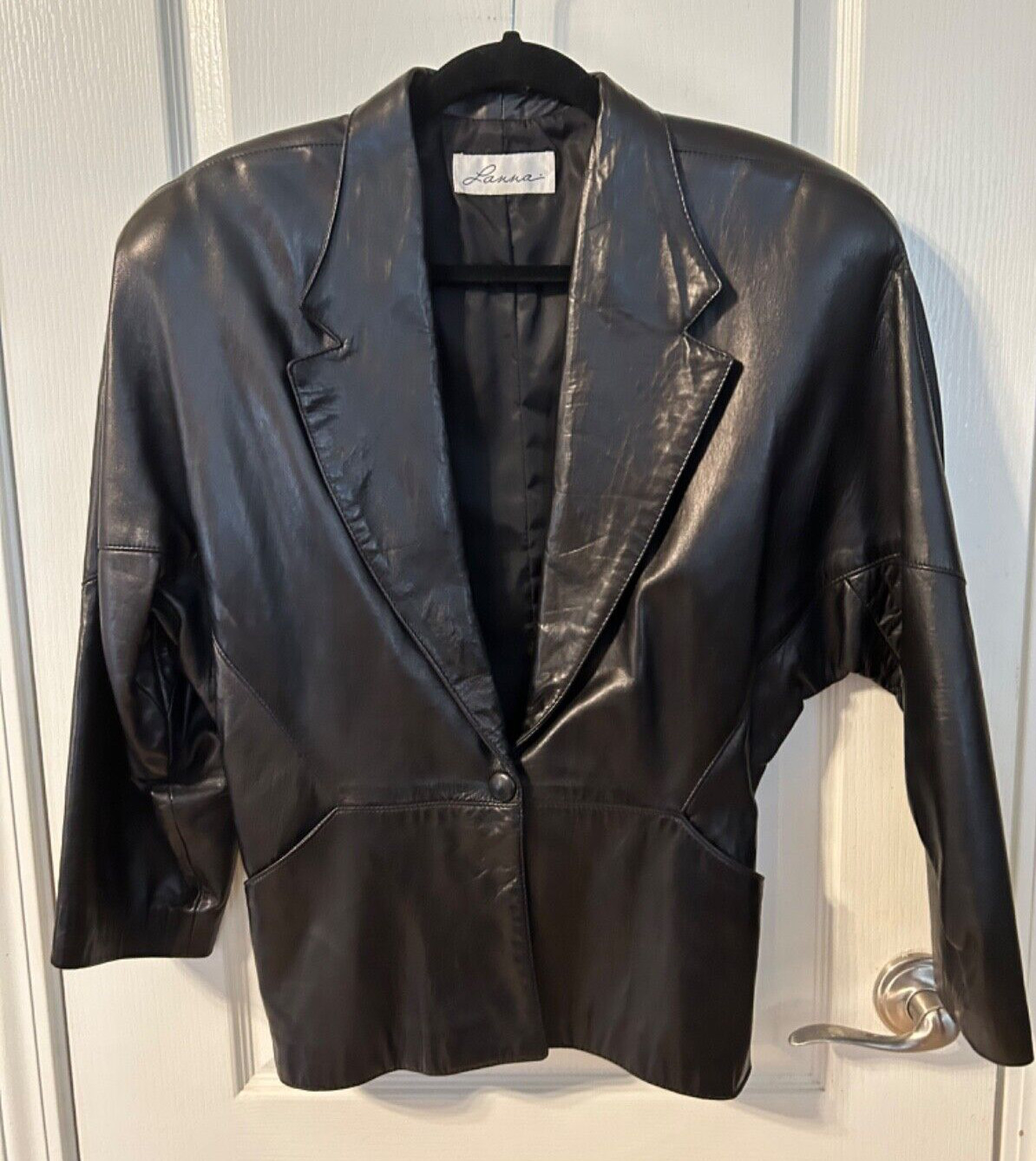 1980’S VINTAGE LANNA WOMENS CALFSKIN LEATHER ONE BUTT… - Gem