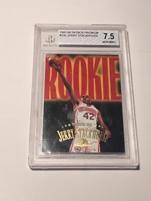 Jerry Stackhouse Rookie Card Graded 7.5 Becket | eBay
